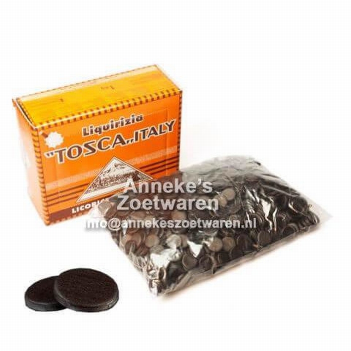 Laurierdrop (de echte) Schijfjes (Dischetto) - per 100 gram